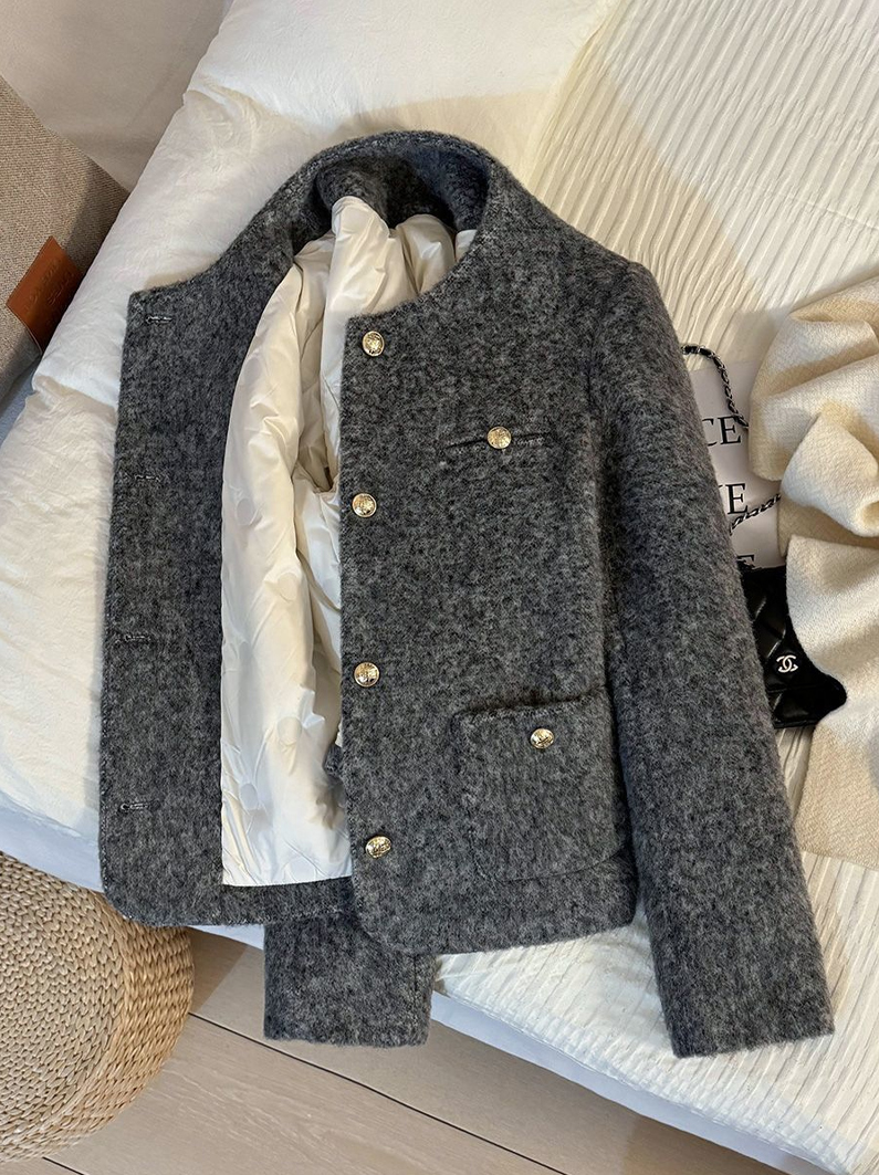 [빠른배송]프렌치그레이모직자켓 | 옷싸구