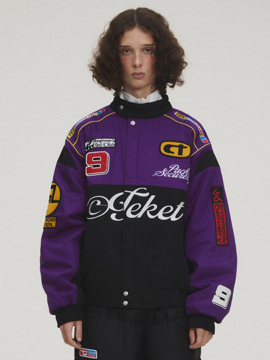 Punching Racing Jacket Purple - teket