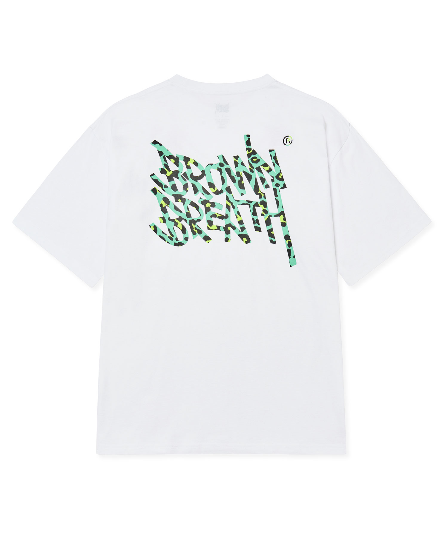 LEOPARD TAG TEE - WHITE - Brownbreath Online Store