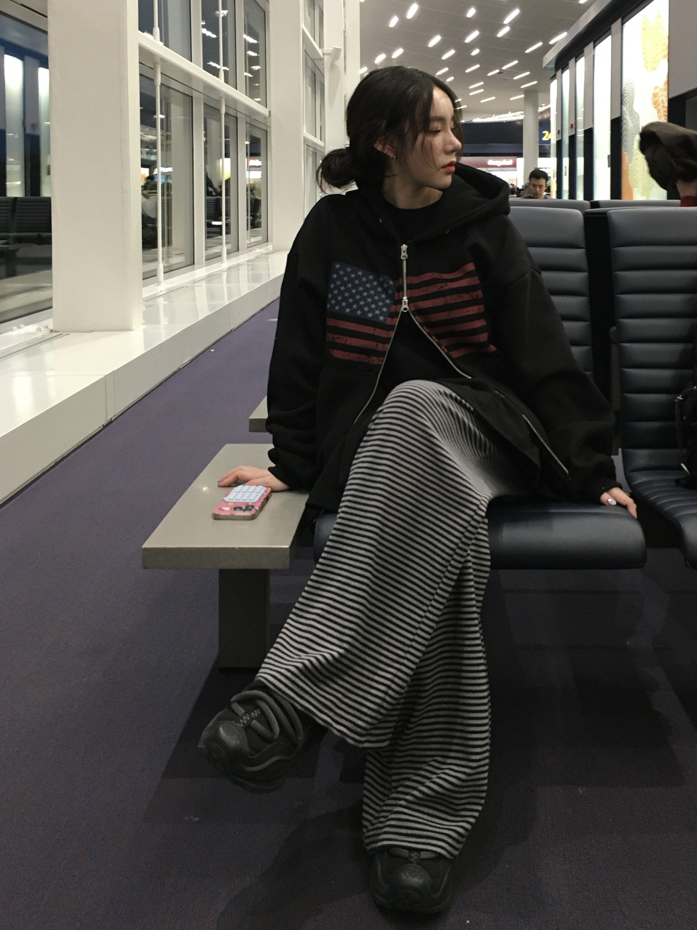 (주문폭주/핏 보장) 휠스 밴딩 스트라이프 팬츠 (2c) - RITCORE