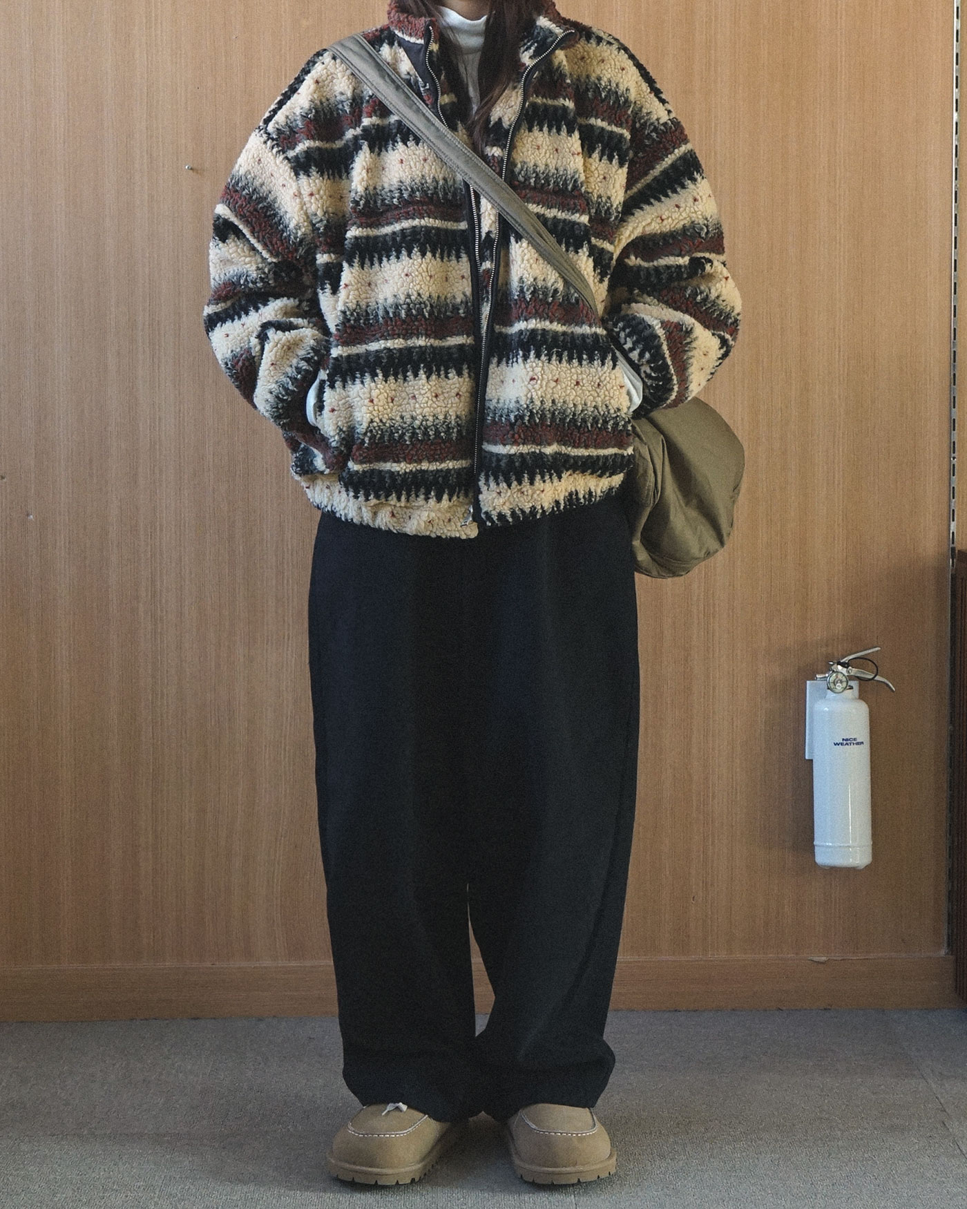 PATTERN DUMBLE JACKET - 페이드룸