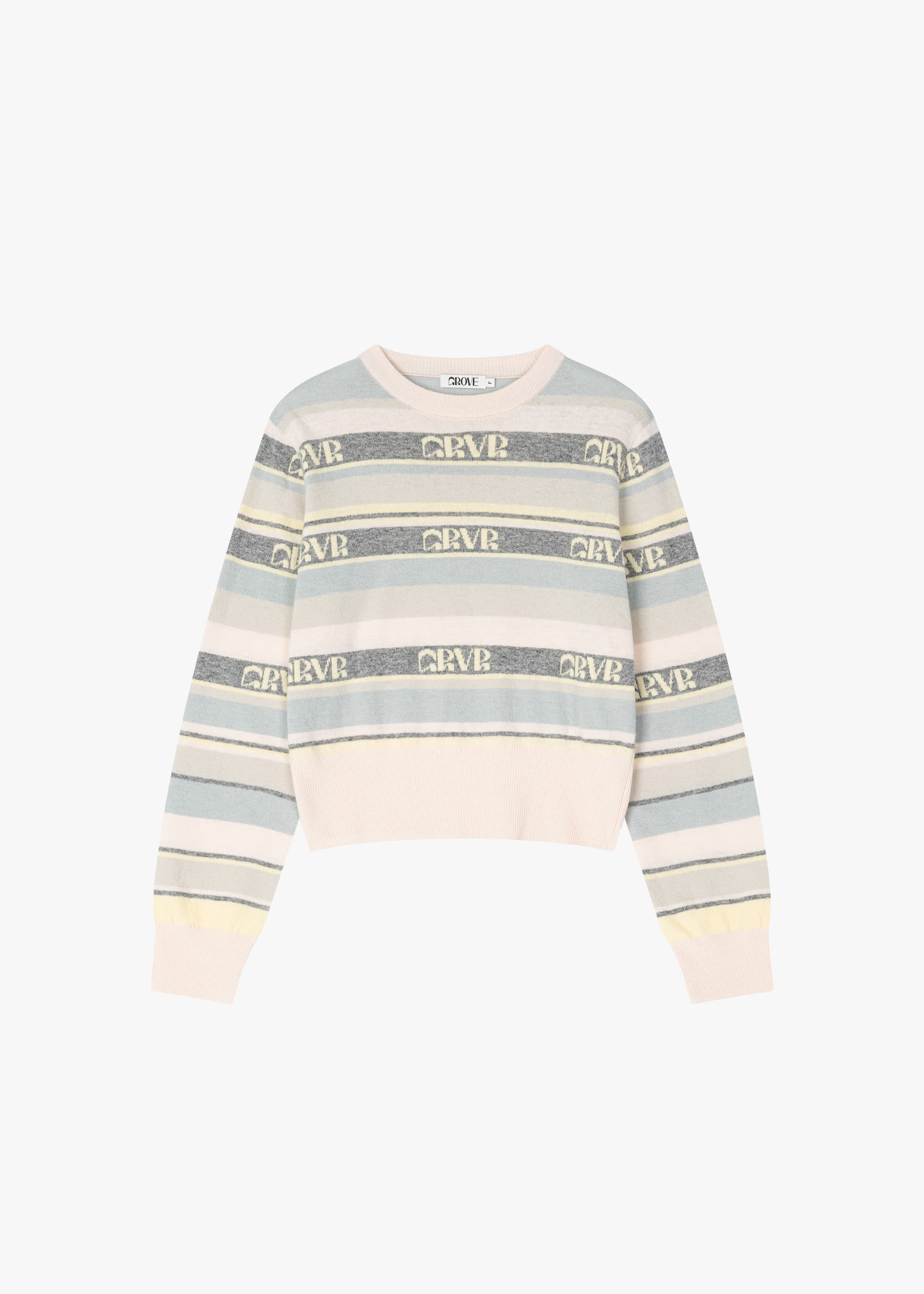 STRIPE GRVR KNIT [2COLOR] - 그로브