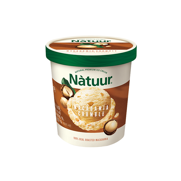 [나뚜루] 마카다미아크럼블 파인트 474ml - 롯데웰푸드 스위트몰