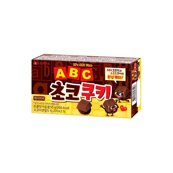 [초코]ABC초코쿠키 50g - 롯데웰푸드 스위트몰