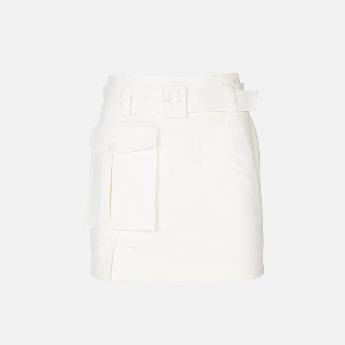 White Cargo Pocket Skirt M231CS4203H - 메트로시티 METROCITY
