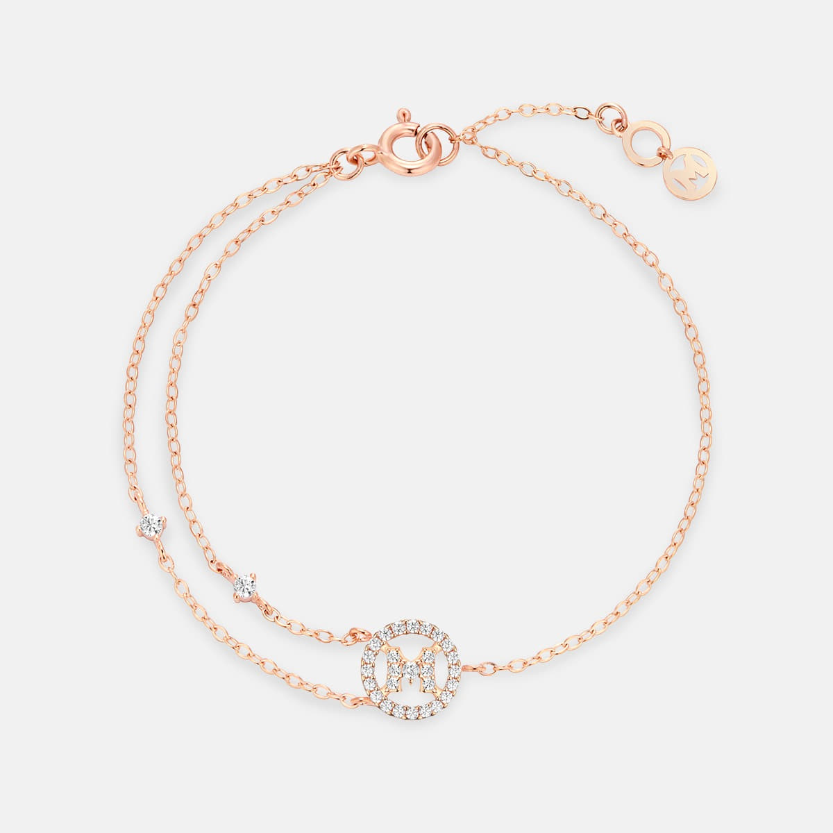 [25FW][M베이직] 스털링 실버 로즈 브레이슬릿 A253SB2477RPH - 메트로시티 METROCITY