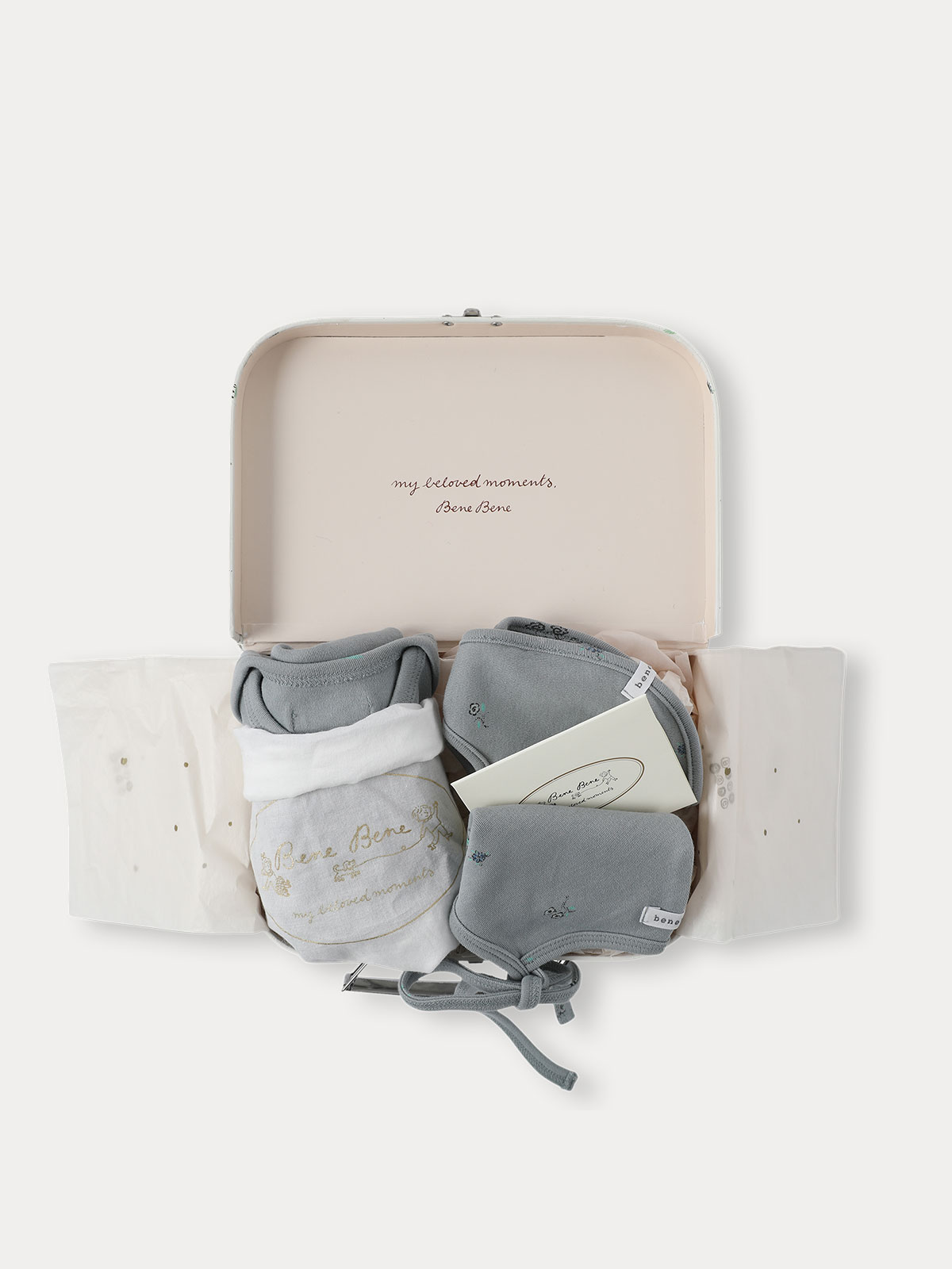 Newborn Penny Suitcase, Grayish Blue | 베네베네