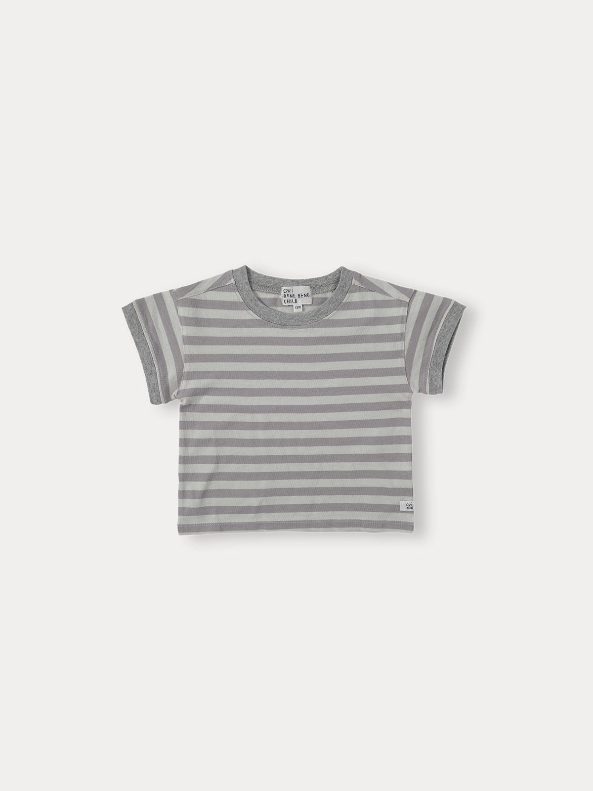 BABY) Mellow Half Stripe T, Purple Gray - 베네베네