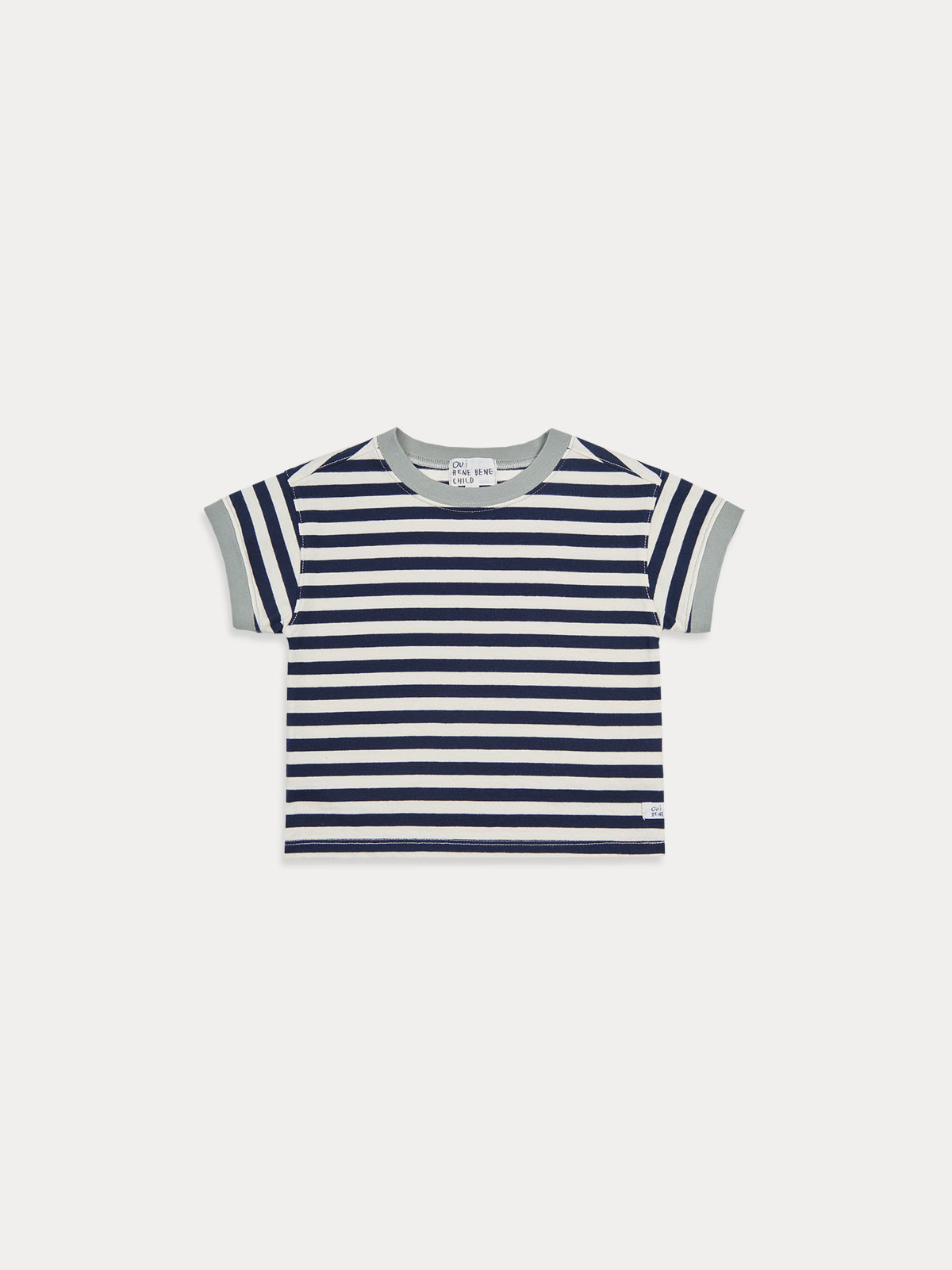 BABY) Mellow Half Stripe T, Navy - 베네베네