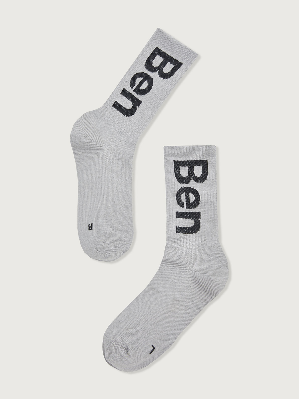 BEN) Bold Logo Socks, Gray | 베네베네