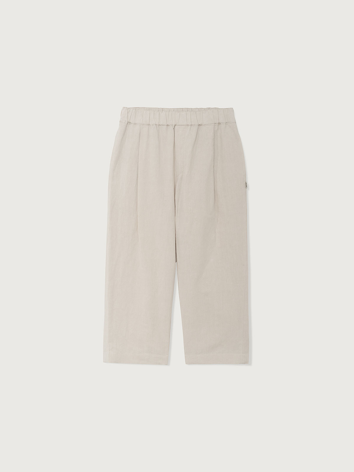 BEN) Linen Pleated Trousers, Light Beige | 베네베네