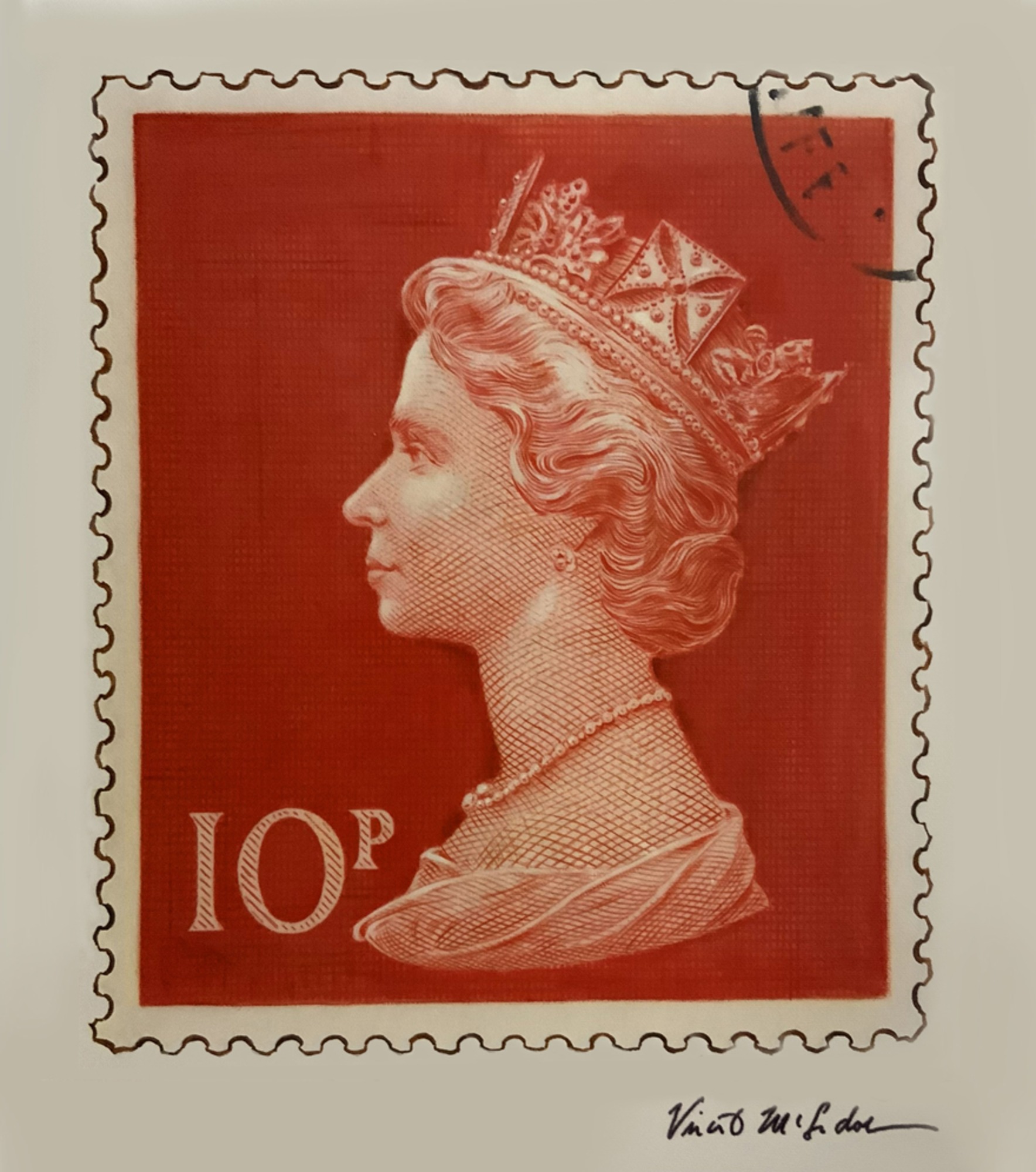 10p Stamp (Ted Baker) - 프린트베이커리