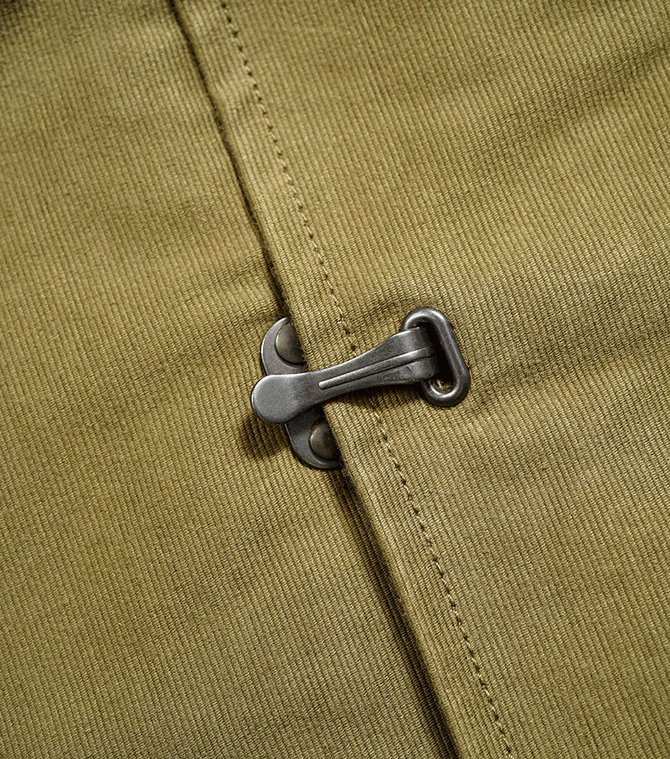 [NIGEL CABOURN]40s US CLIP JACKET MODIFY 'DARK GREEN' - RINOSTORE