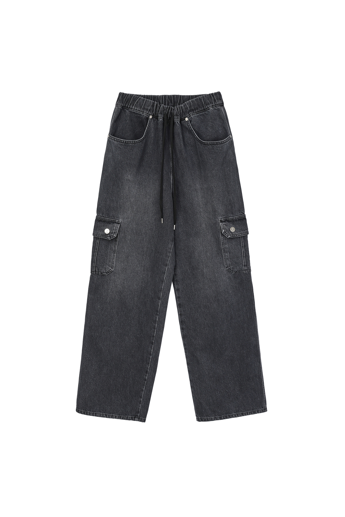 RR DENIM CARGO PANTS - BLACK - rest and recreation