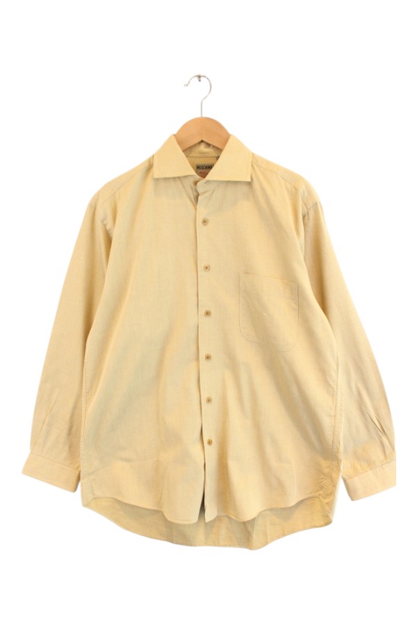 MOSCHINO 모스키노 cutaway 커터웨이 카라 셔츠