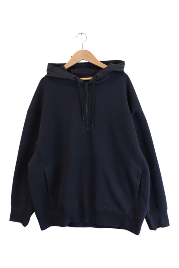 UNIQLO x JILSANDER +J 질샌더 cotton+poly Indigo hood top
