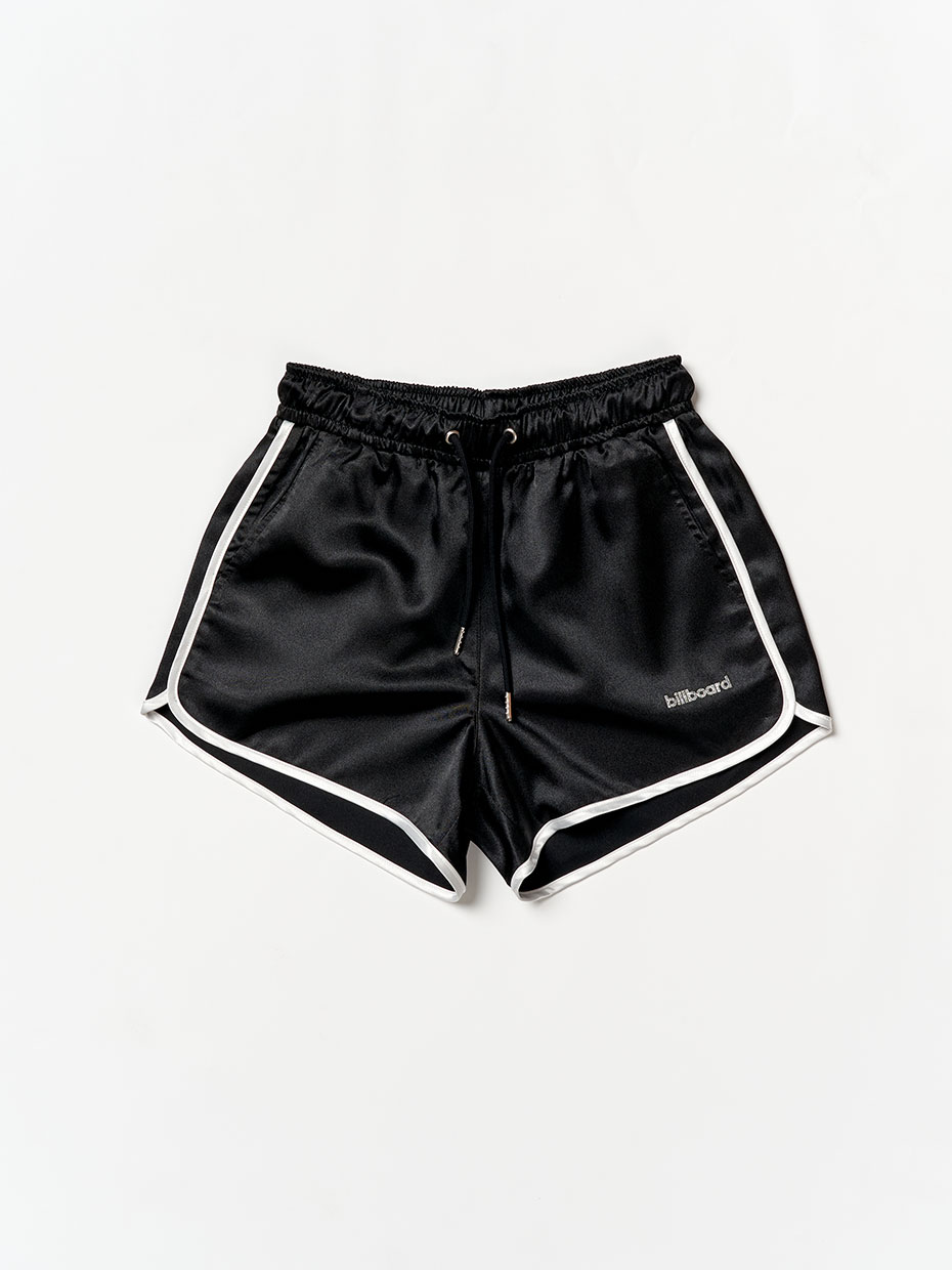 Satin Dolphin Pants_Black - 빌보드 스타일