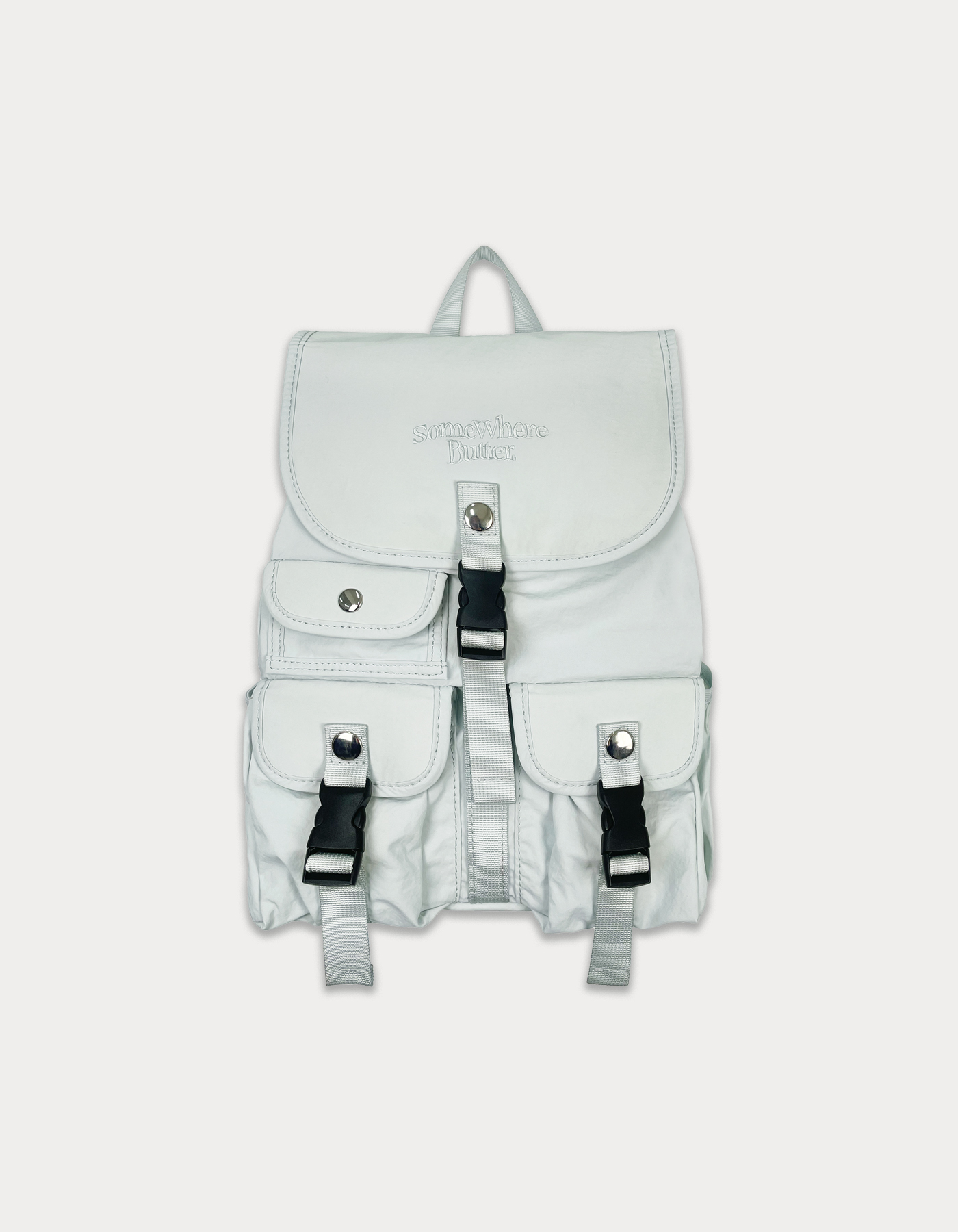 3rd / PP mini backpack - aqua blue - SOMEWHERE BUTTER.