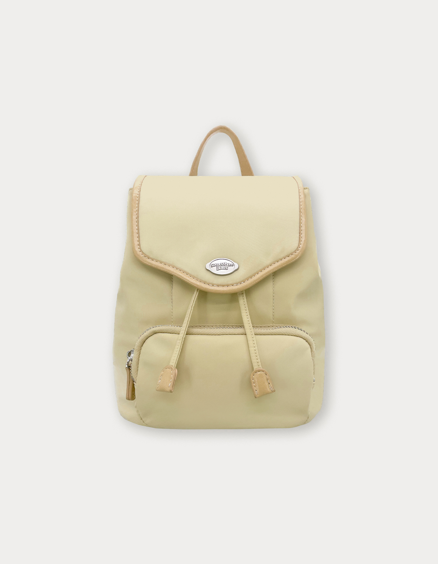 2nd / Nylon Fle Backpack - Butter - SOMEWHERE BUTTER.