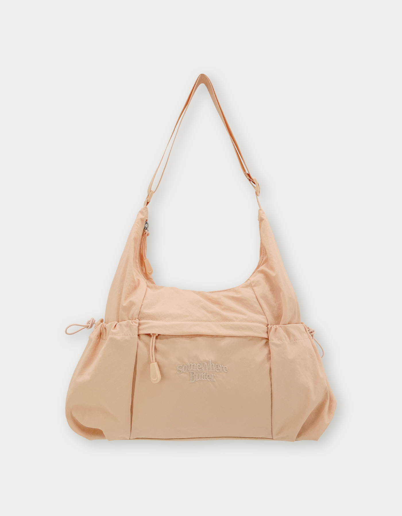 PP String Cross Bag - Peach - SOMEWHERE BUTTER.