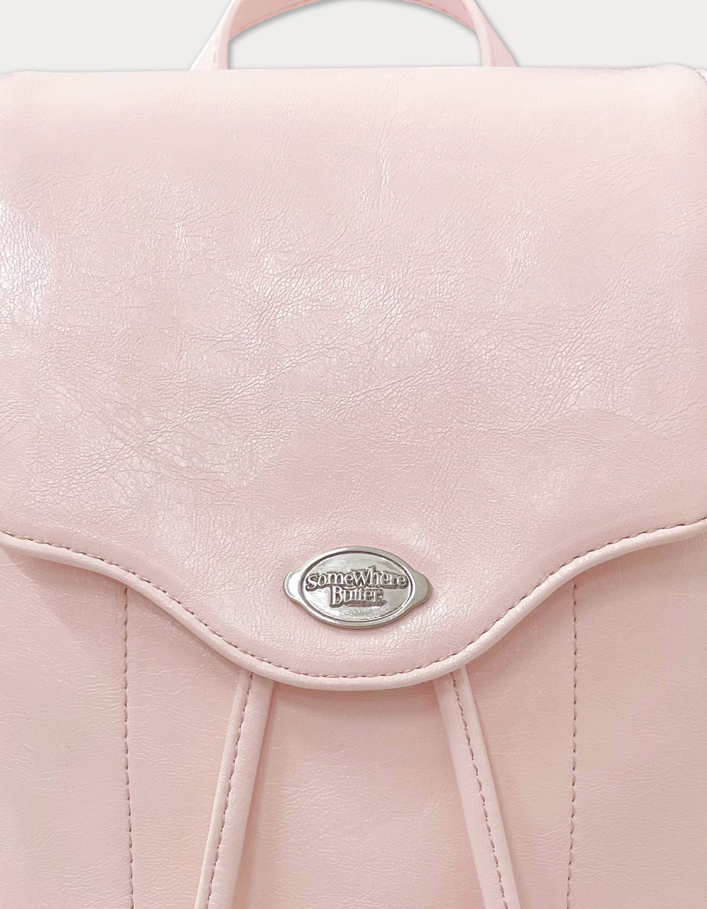 fle backpack - light pink - SOMEWHERE BUTTER.