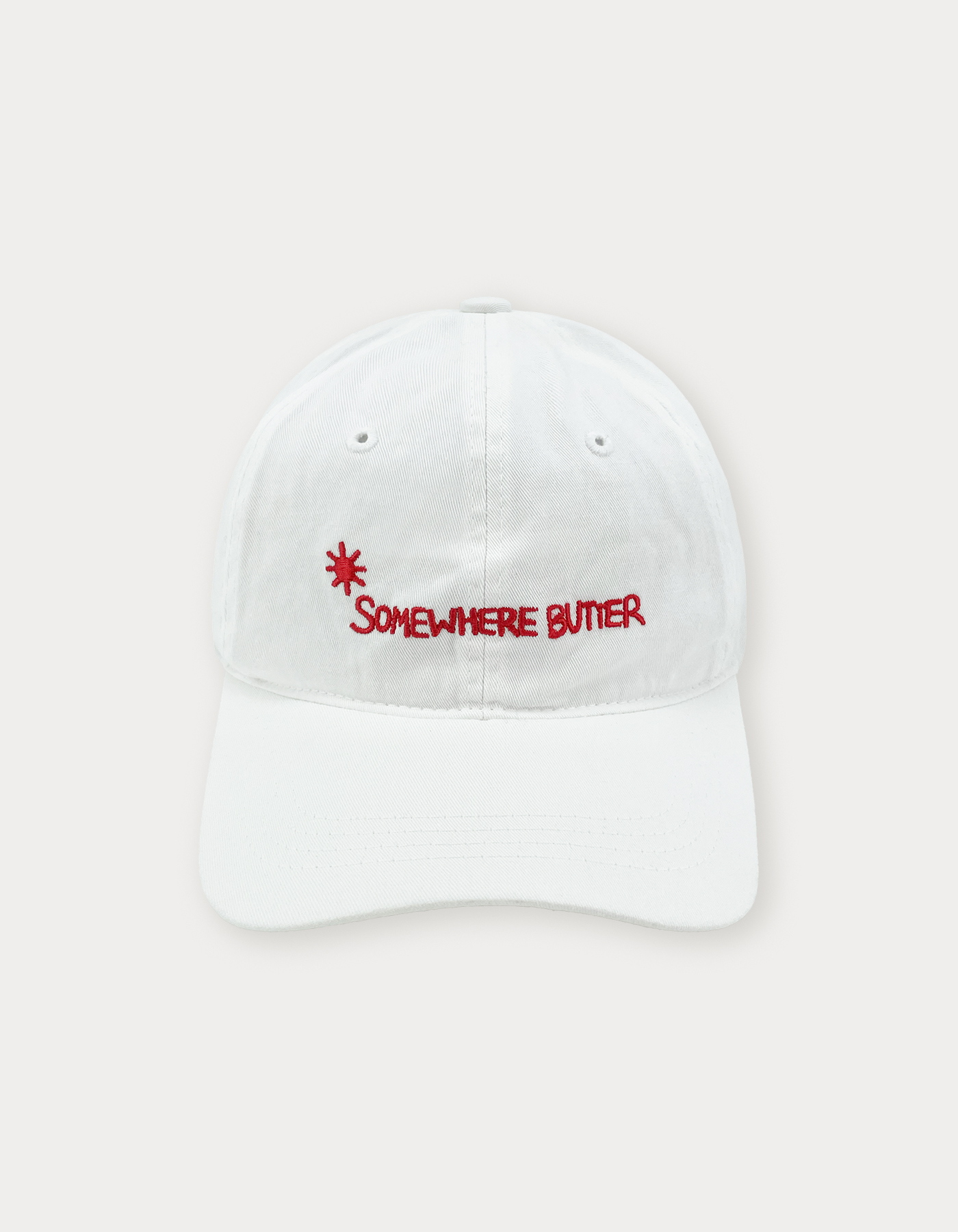 Sunny Ball Cap - Ivory - SOMEWHERE BUTTER.