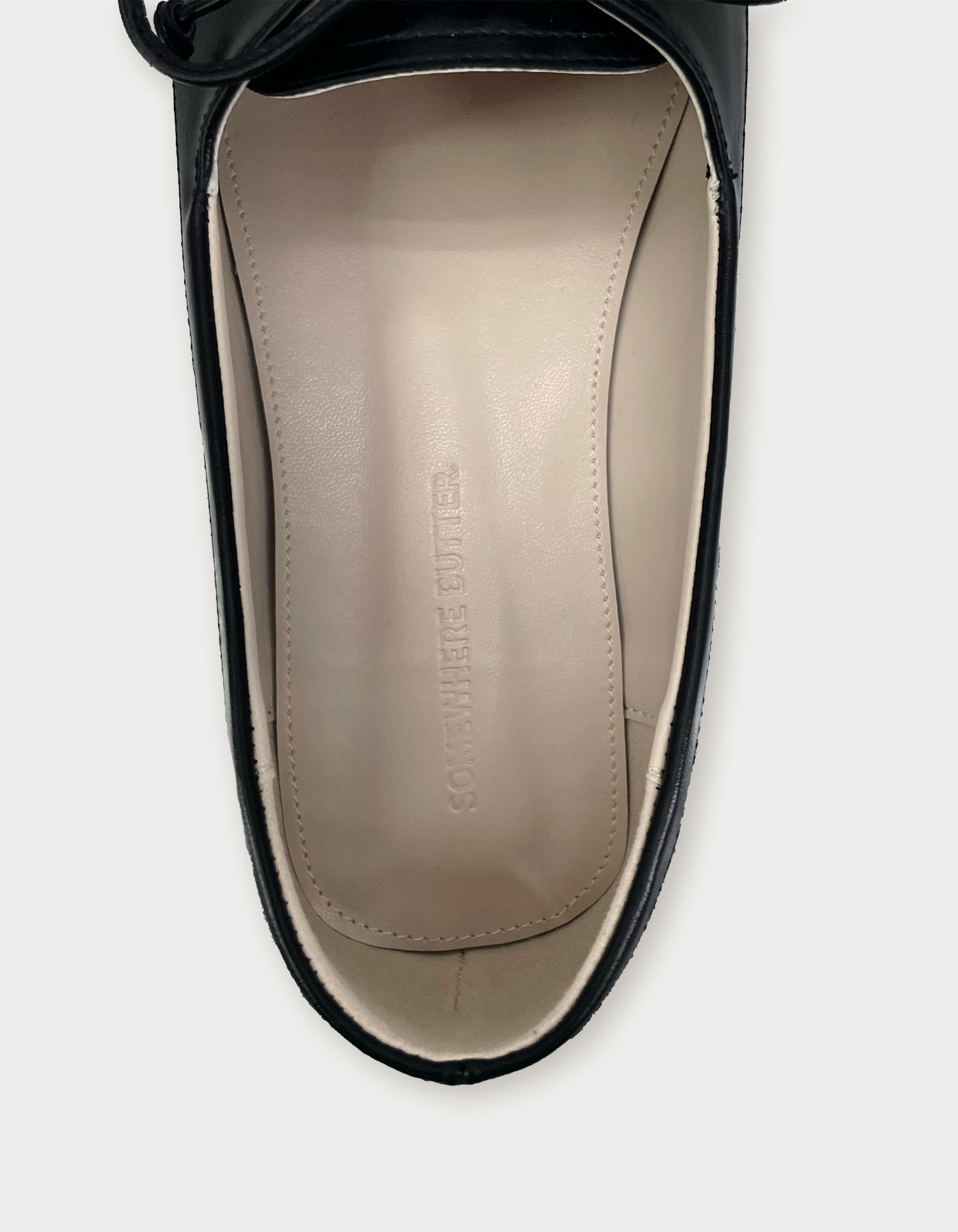 Leather Mocha Shoes - Black - SOMEWHERE BUTTER.