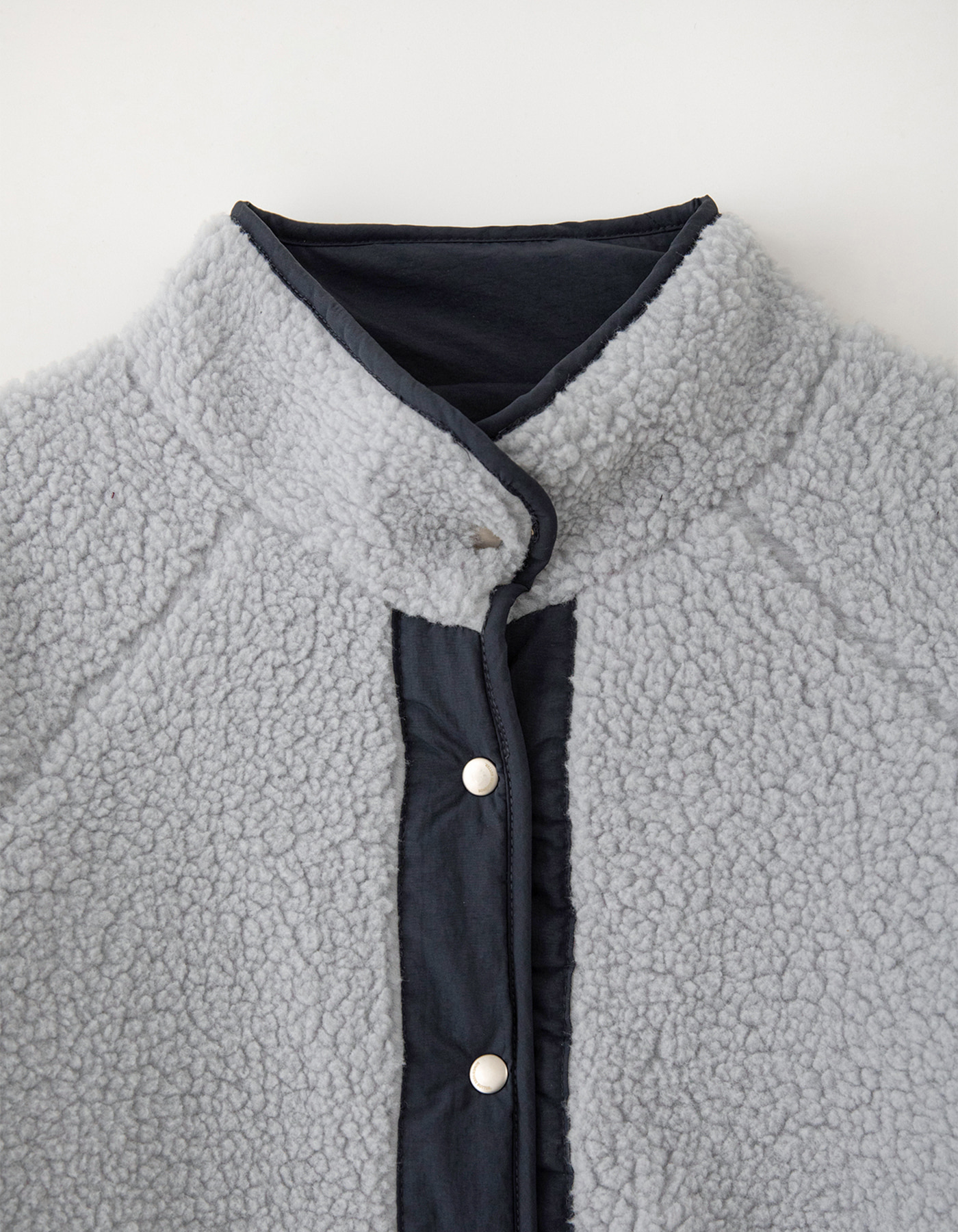 Poppy Fleece Jumper - Ash Blue - SOMEWHERE BUTTER.