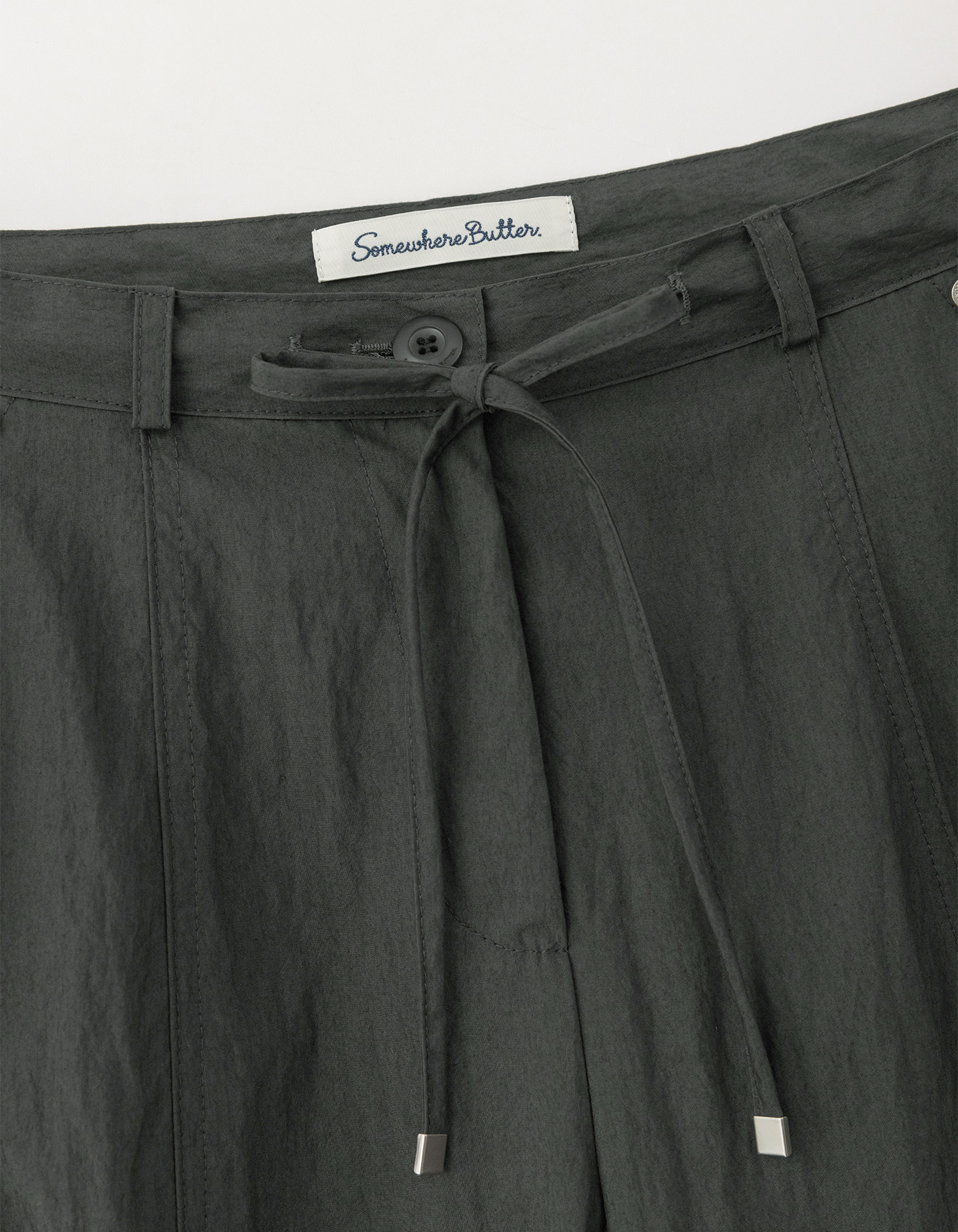 7.17 출고 Fade Line Cargo Pants - Charcoal - SOMEWHERE BUTTER.