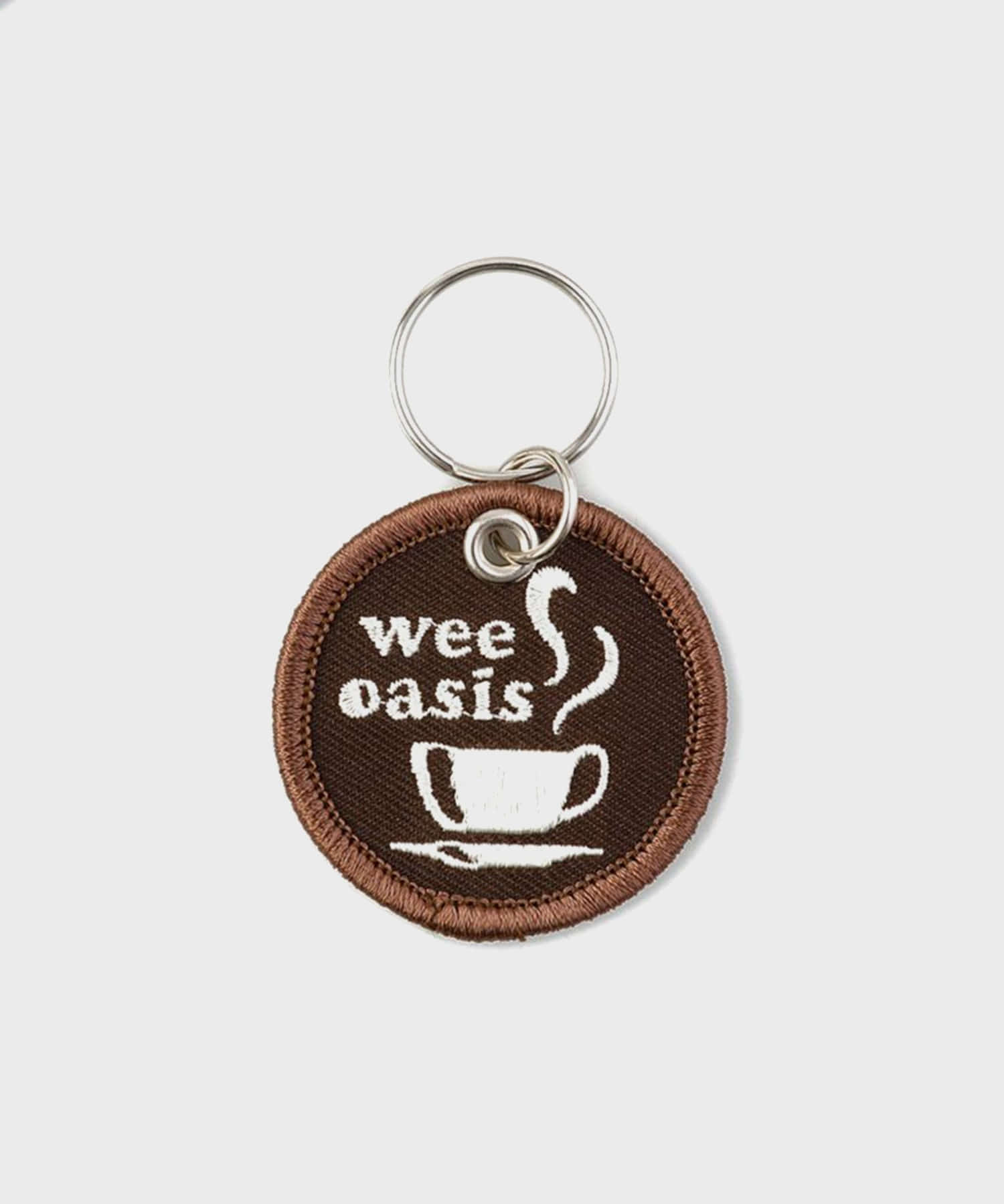Stitch Work Keychain (Coffee)