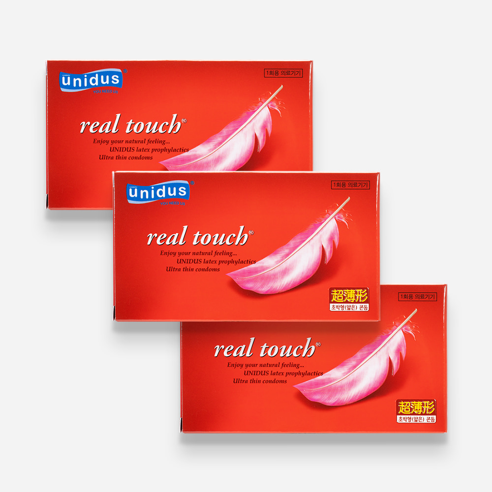 콘돔 전문 쇼핑몰 | 콘도미스트 | 유니더스 리얼터치 3BOX - 30P 콘돔