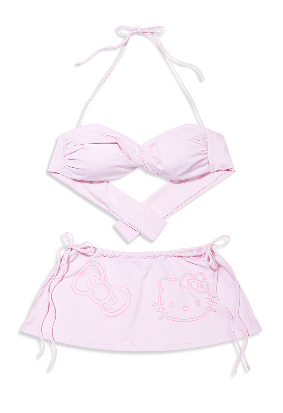 HELLO KITTY X YY BIKINI 3 PIECE SET, PINK