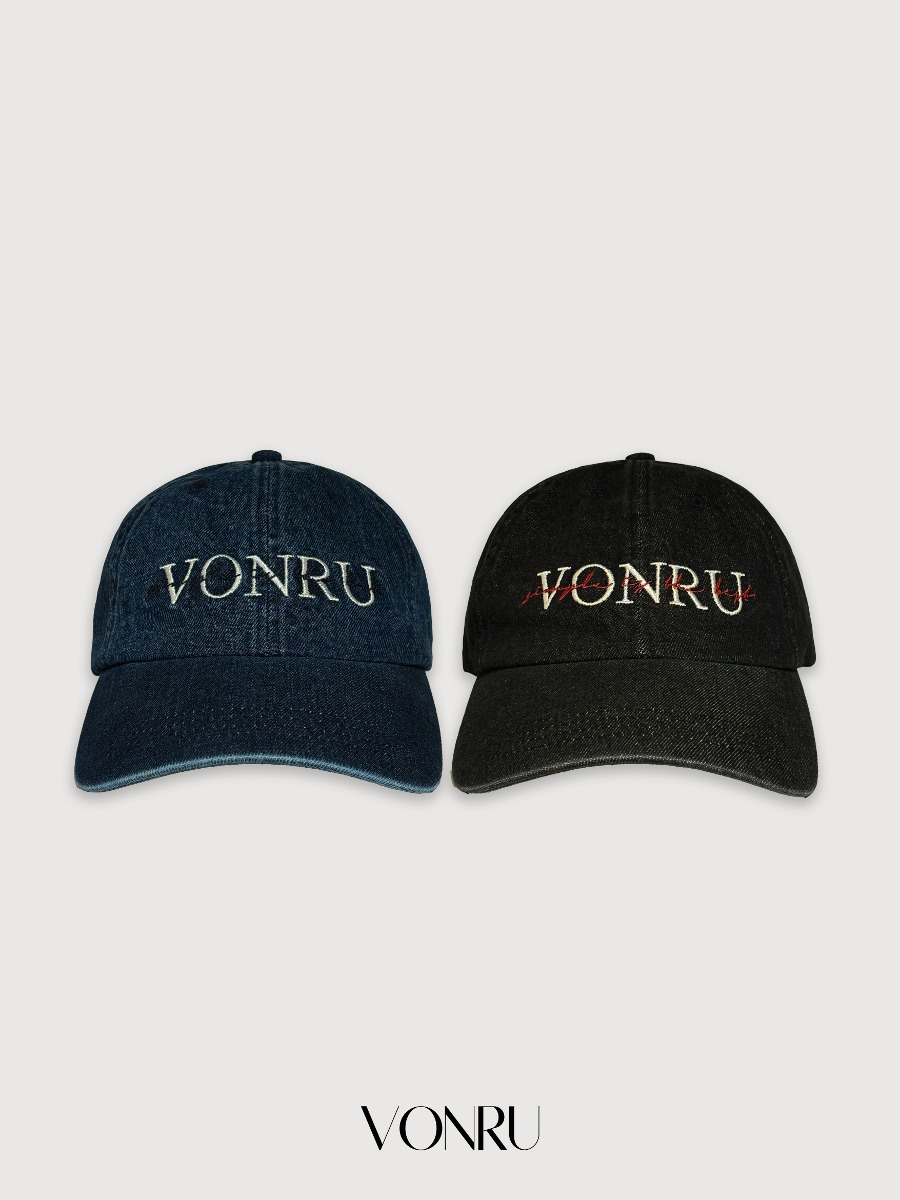 [vonru made] vonru jean cap (2color) - 본루 vonru